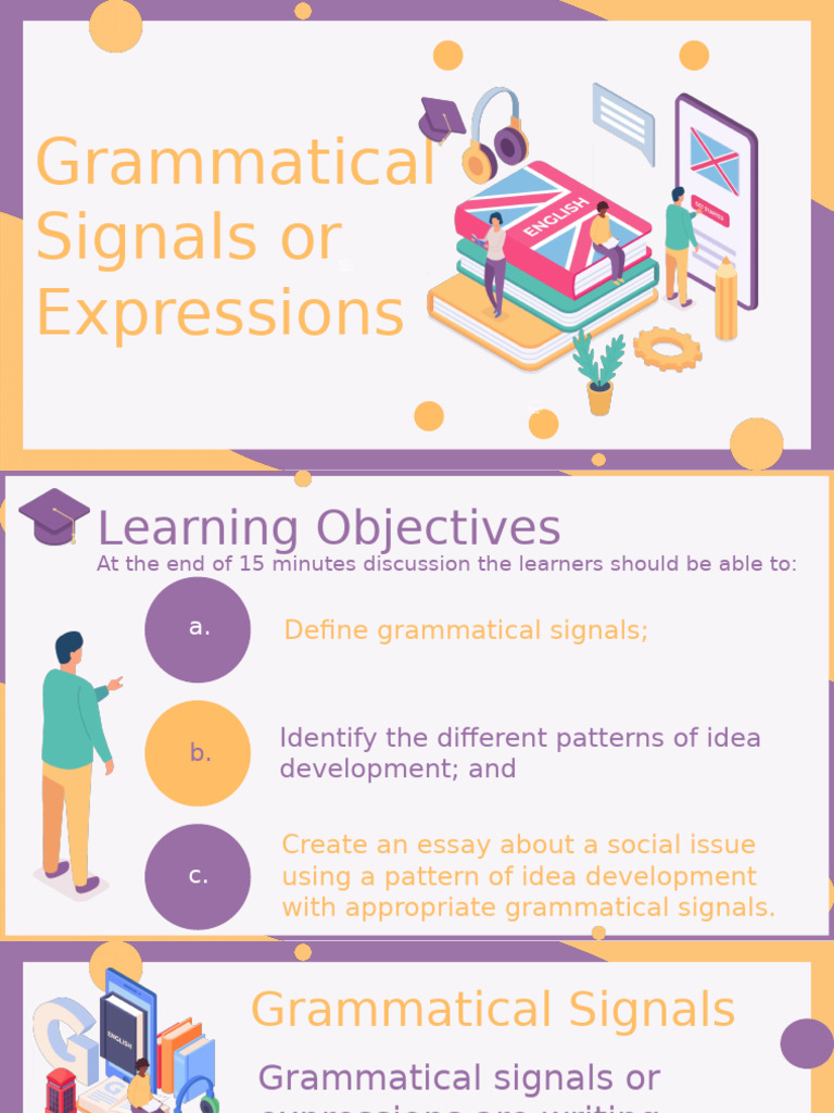 Grammatical Signal - 082031 | PDF | Learning | Human Communication