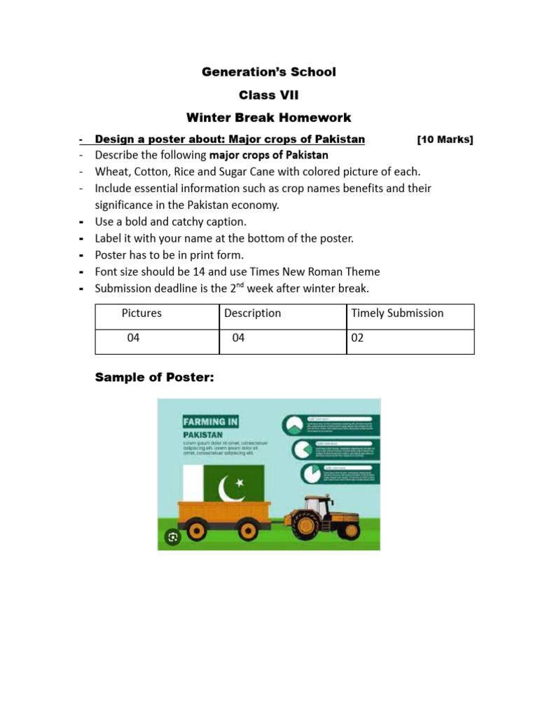 Poster Grade VII | PDF