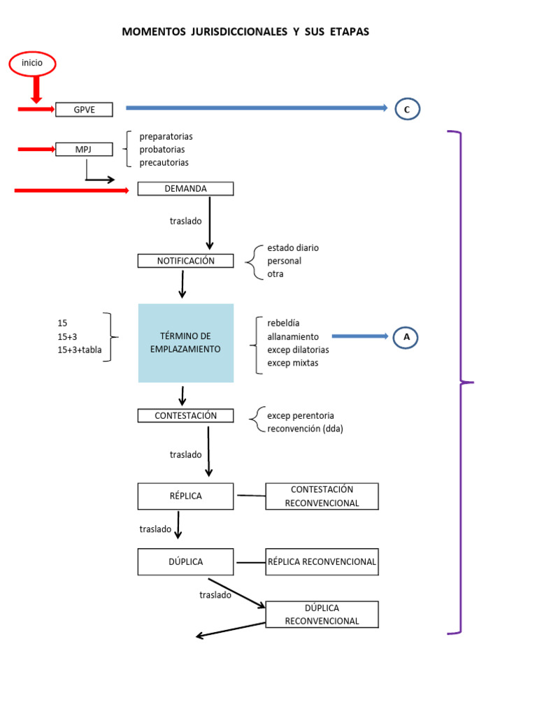 Etapas y Plazos Procesales | PDF