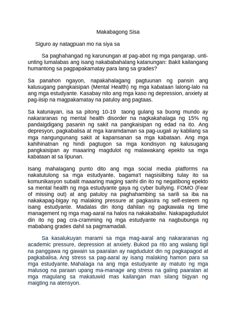 Filipino Editorial | PDF