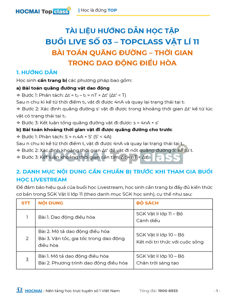 TopClass11 Vat Li Buoi 3 | PDF
