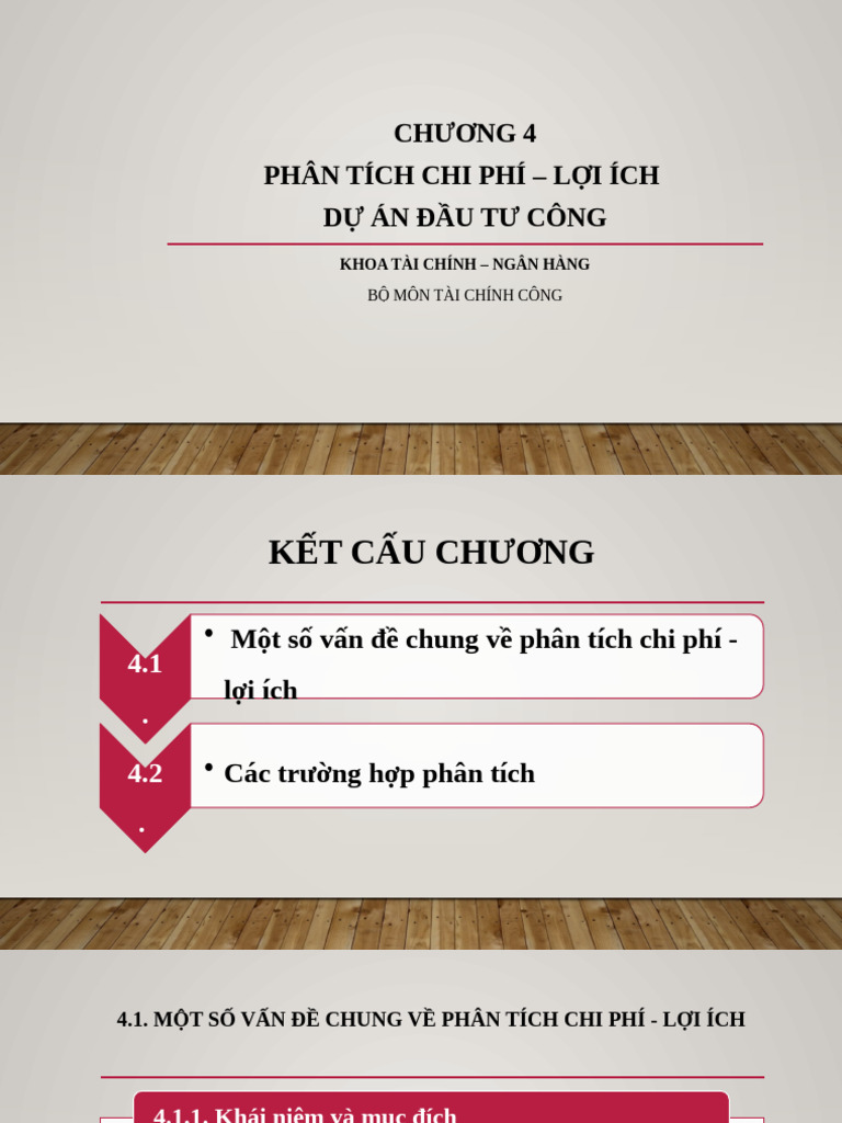 BG-Chuong 4-Phan Tich Chi Phi Loi Ich | PDF