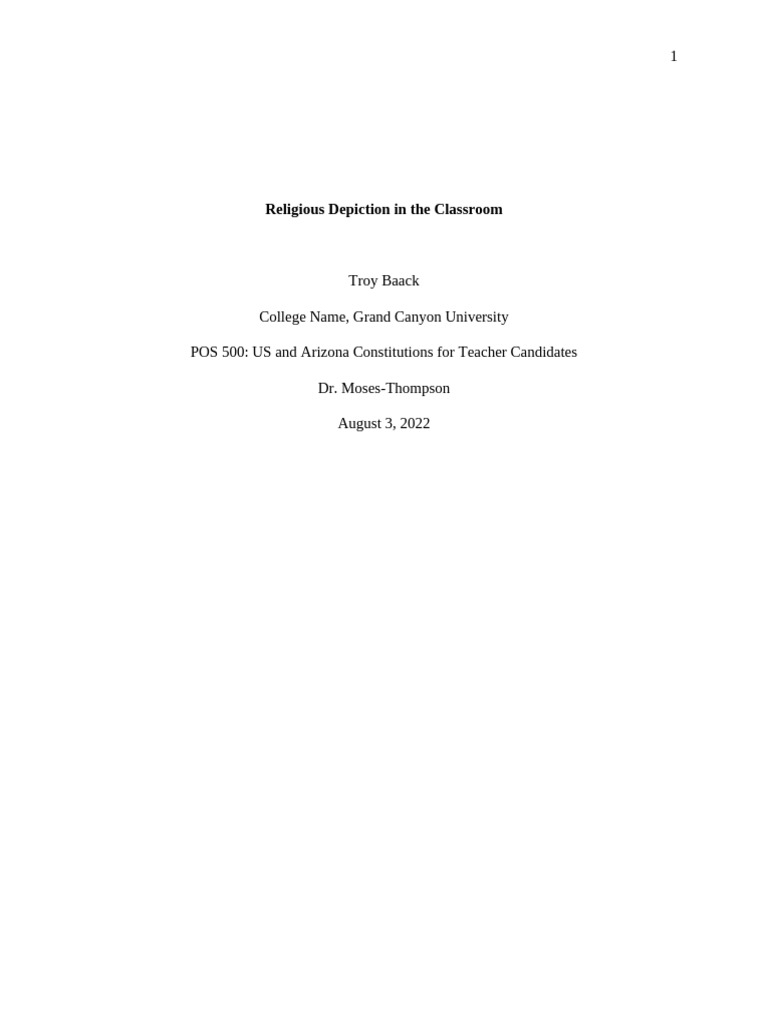 First Amendment Religion and Education | PDF | First Amendment To The ...