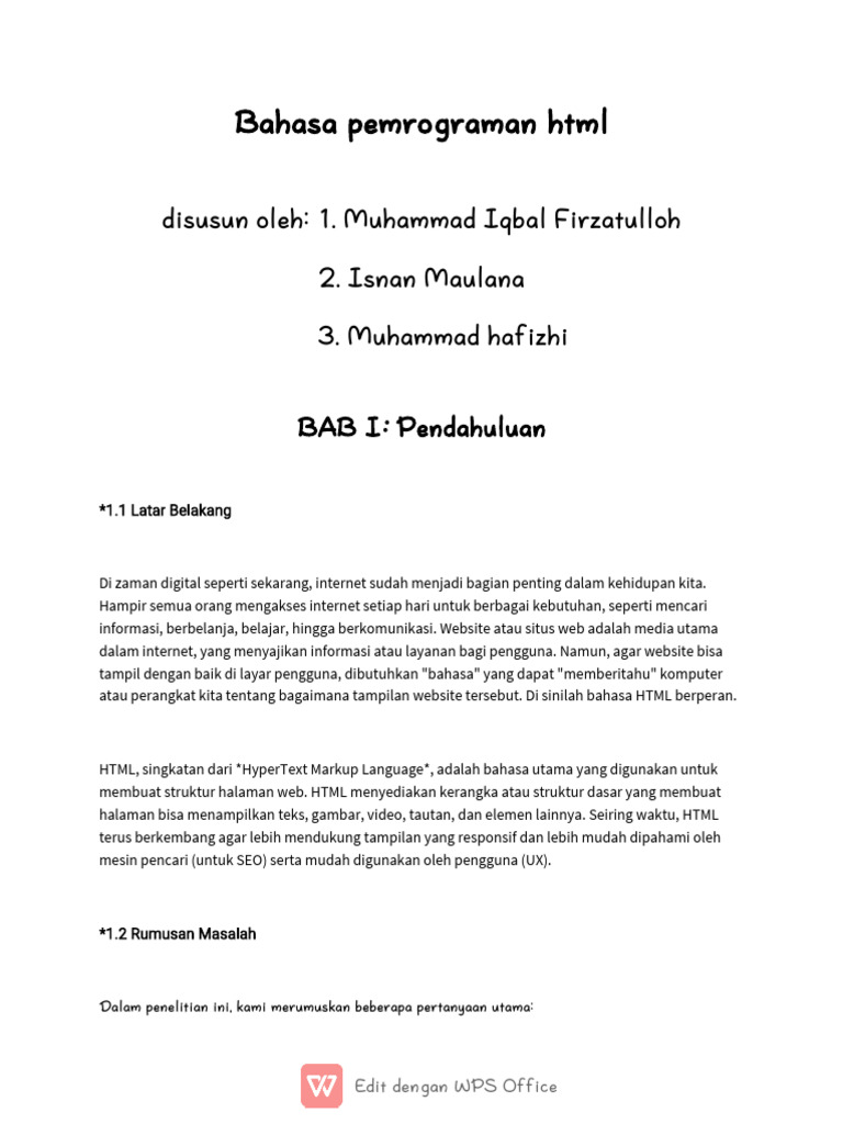 Bahasa pemrograman | PDF