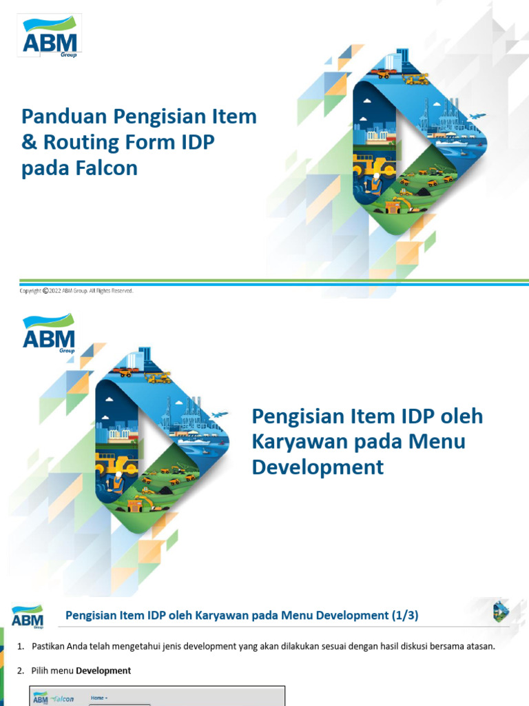 PANDUAN PENGISIAN IDP - Falcon 2024 | PDF
