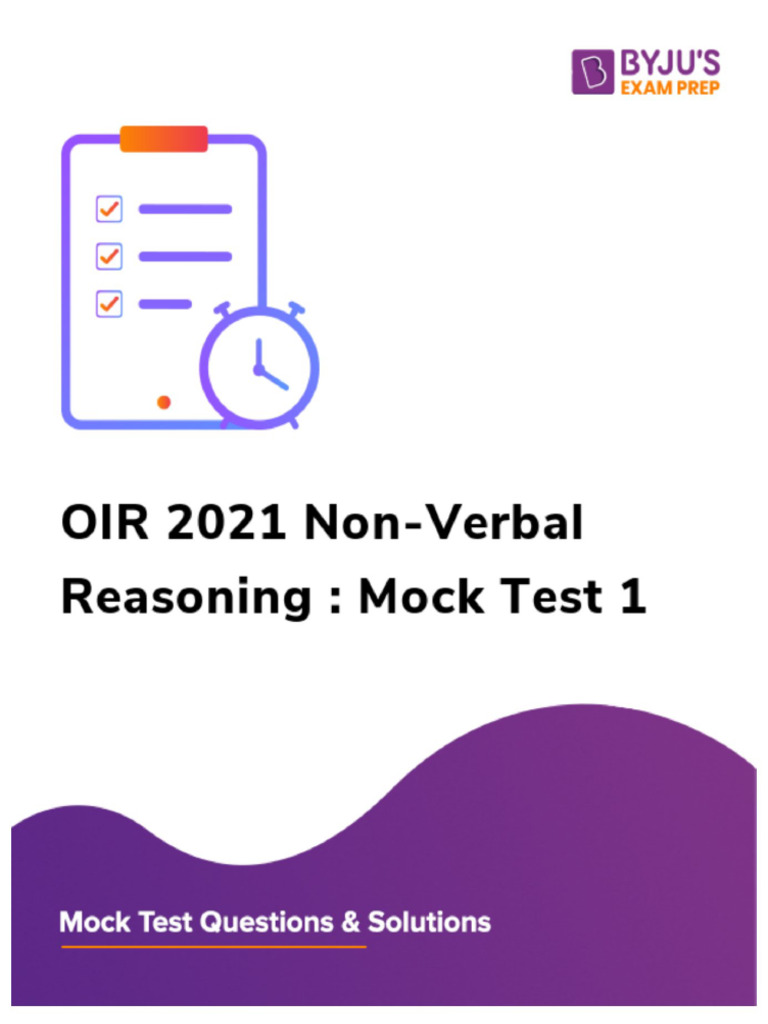 MOCK OIR Test SSB | PDF