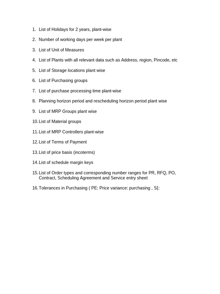 Plant Data and Purchasing Overview | PDF