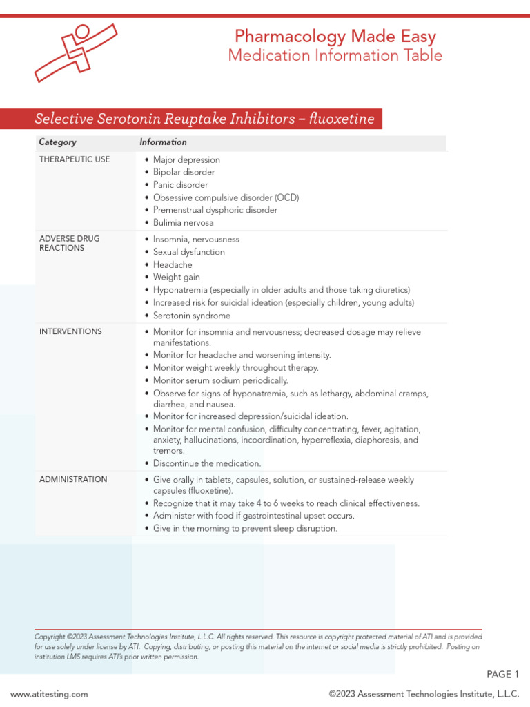 ATI_PME_MIT_Neuro2_Selective serotonin reuptake inhibitors | PDF ...