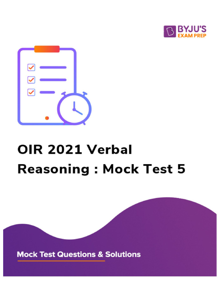 MOCK 5 SSB Oir | PDF
