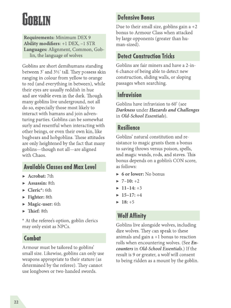 Goblin | PDF