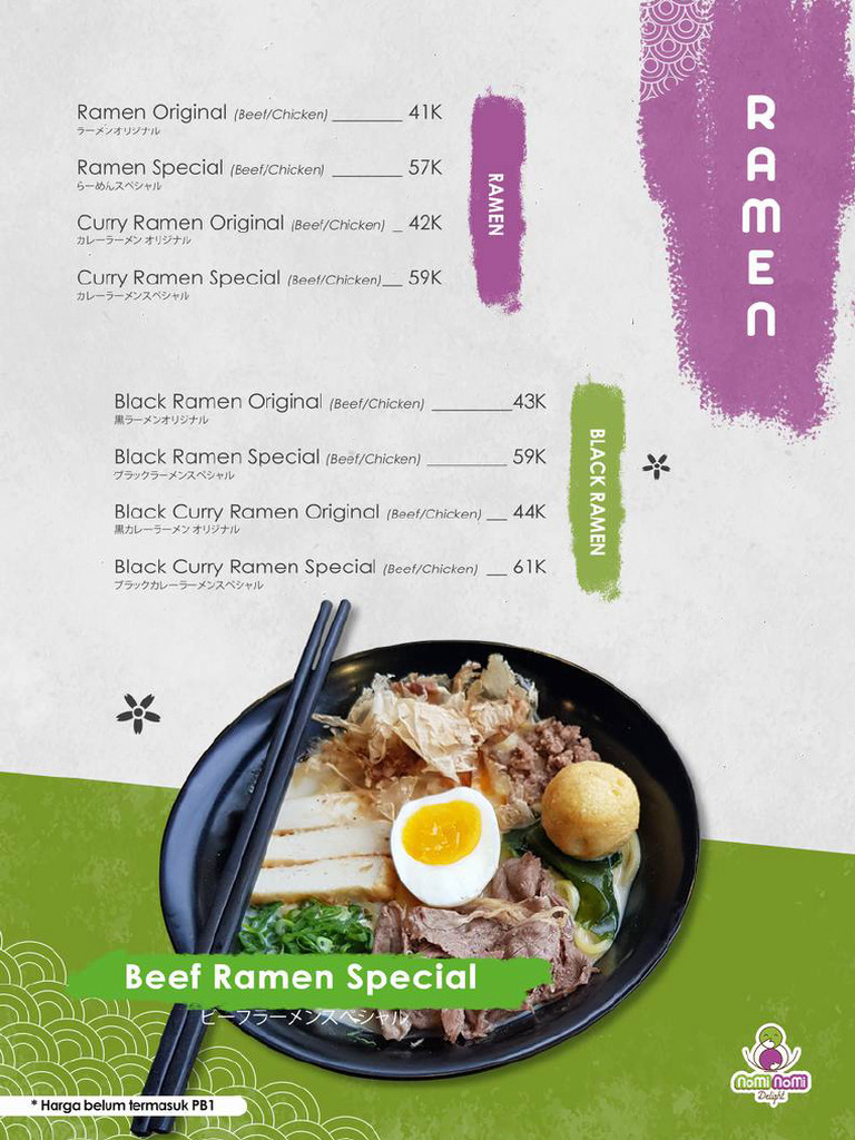 Menu Rawamangun | PDF
