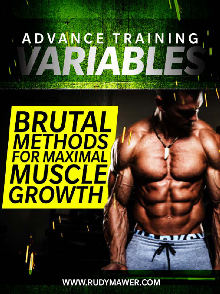 Advanced Training Techniques for Muscle Growth | PDF | Strength ...