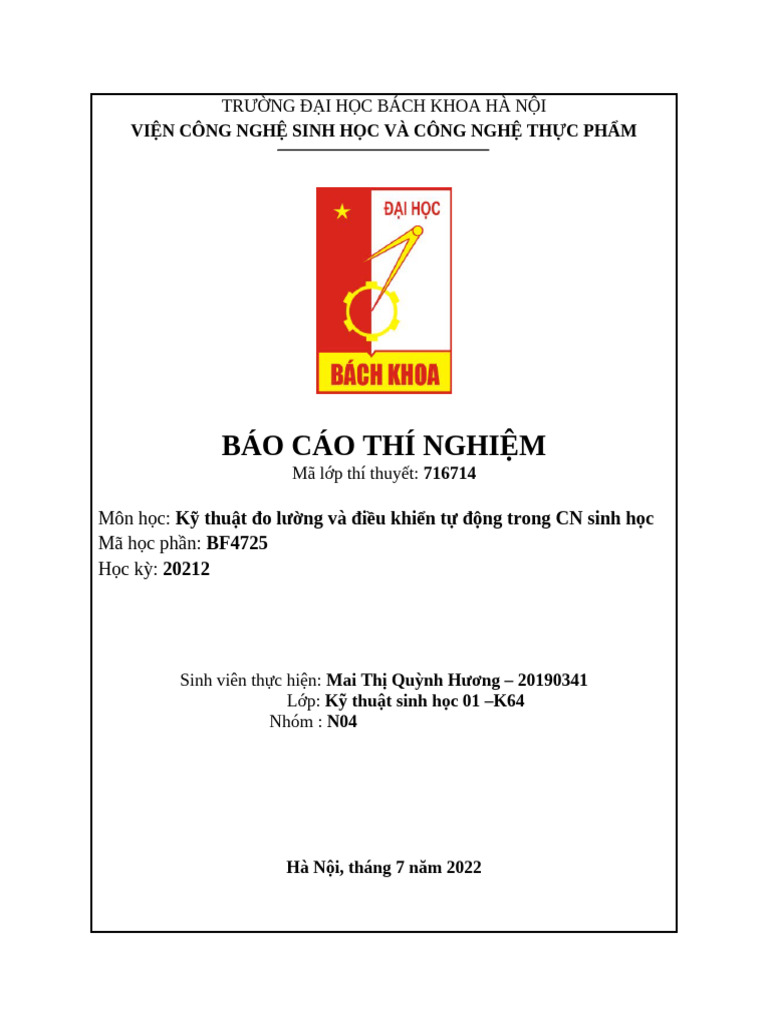 Báo cáo thí nghiệm ktdl | PDF