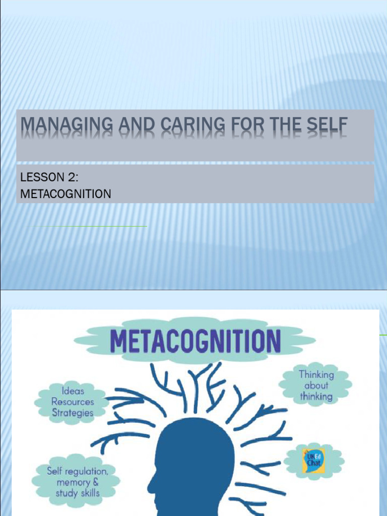 Module 14 Metacognition Official 1 | PDF | Metacognition | Learning
