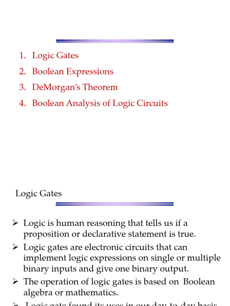 ECE 421-Week 3 | PDF | Logic Gate | Boolean Algebra