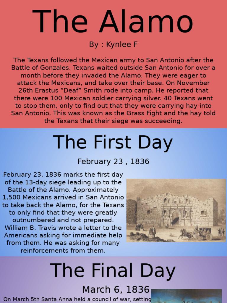 The Alamo | PDF | Battle Of The Alamo | Military