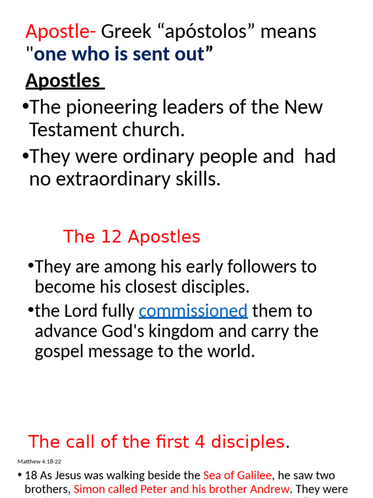 2.-12-APOSTLE (1) | PDF | Jesus | Saint Peter