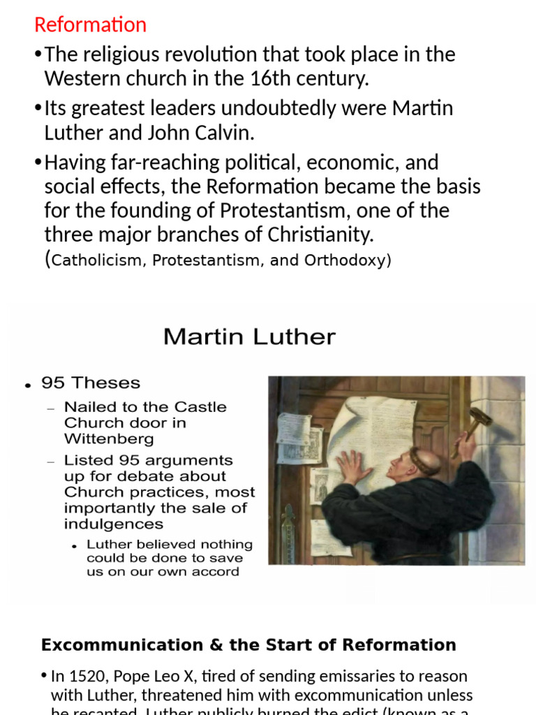 Reformation Counter Reformation | PDF