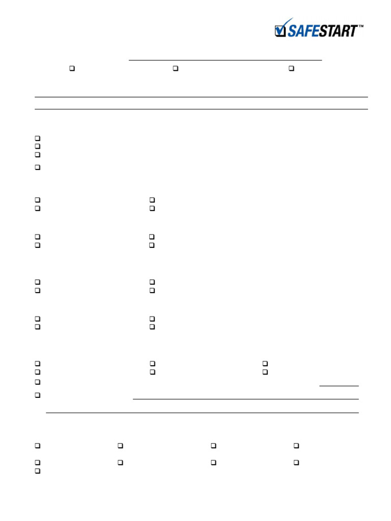 Encuesta Previa Al Entrenamiento SafeStart | PDF