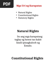 Halimbawa ng Statutory Rights | PDF