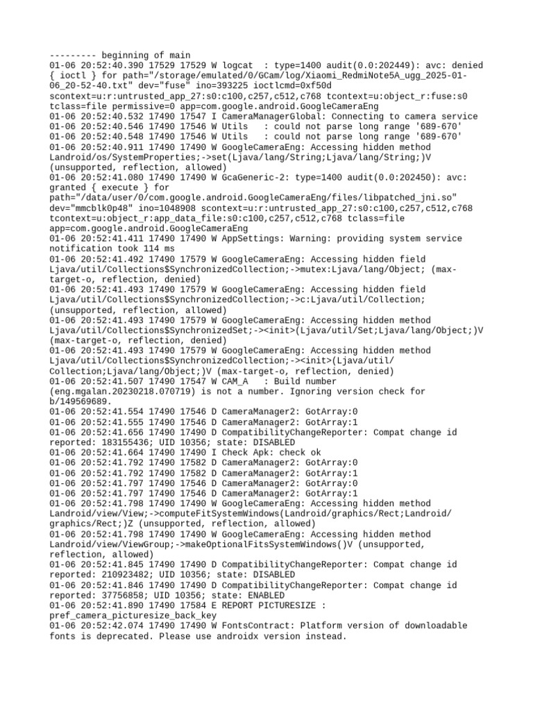 Xiaomi_RedmiNote5A_ugg_2025-01-06_20-52-40 | PDF | Pointer (Computer Programming) | Android ...