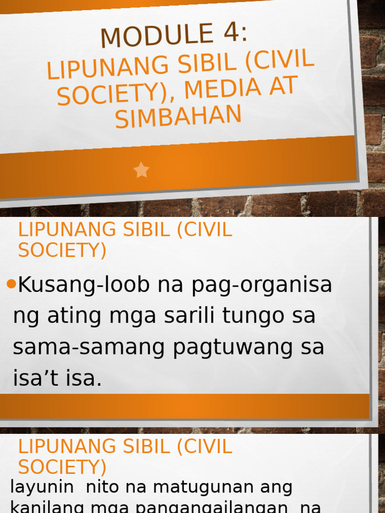 Lipunang Sibil | PDF