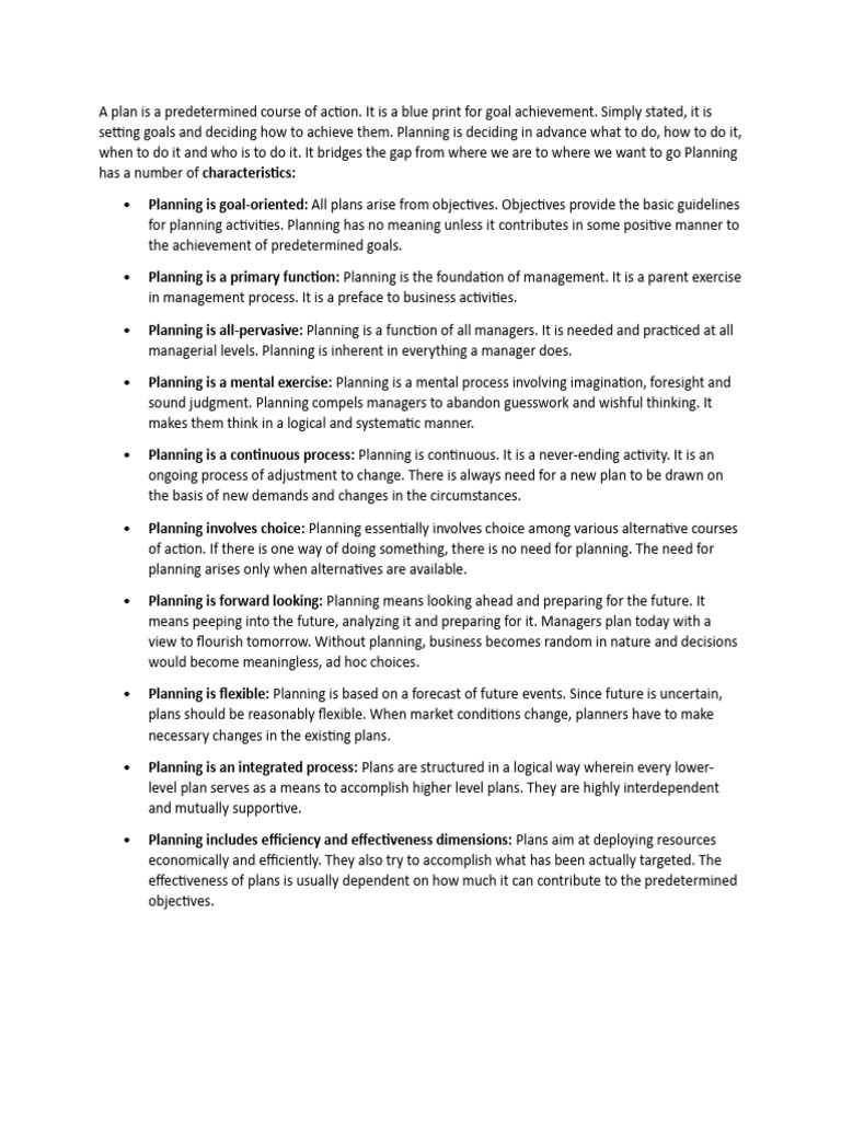 MGT. Planning Handout (1) | PDF | Strategic Planning | Goal MGT. Planning Handout (1) | PDF | Strategic Planning | Goal