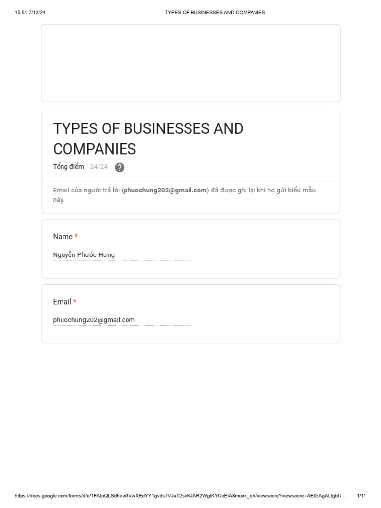Types of Businesses Explained | PDF | Limited Liability | Stocks