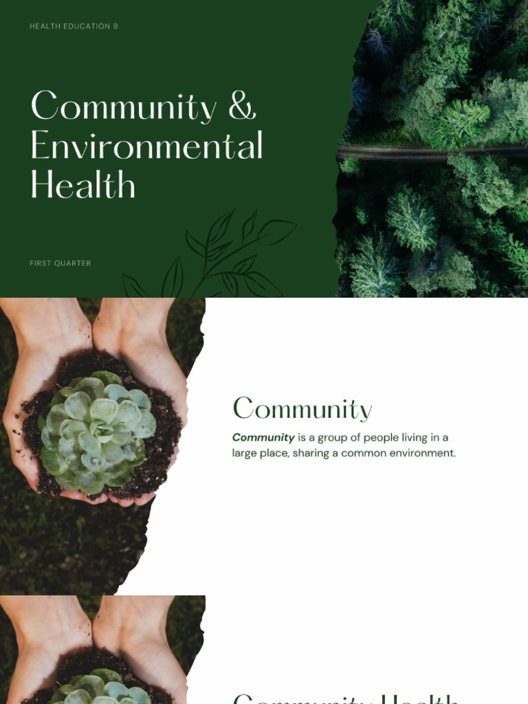 Community Environmental Health | PDF