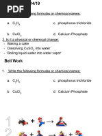 Balancing, Identifying & Predicting Chemical Equations Quiz | PDF ...