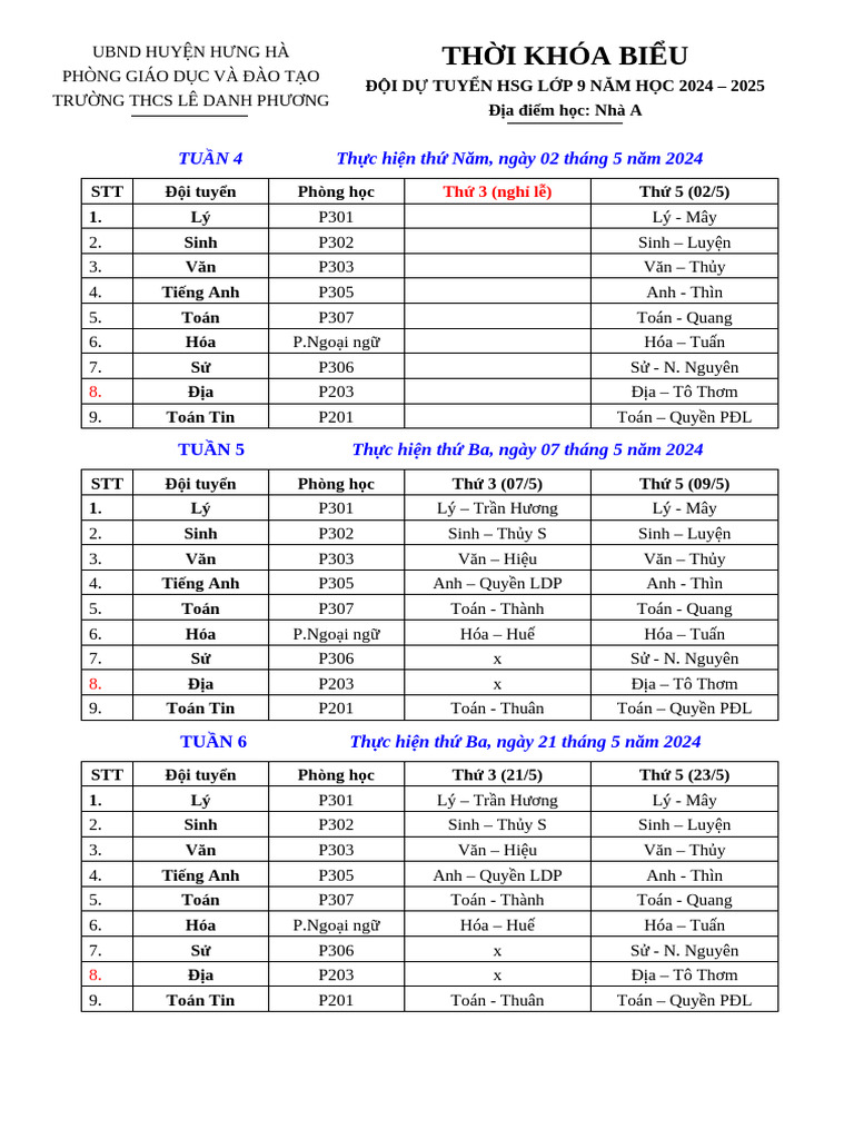 TKB ĐT 9. Số 4. Tháng 5.2024 | PDF