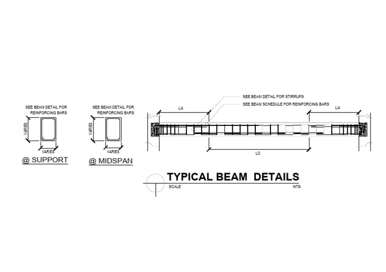 Typical Beam Detail | PDF