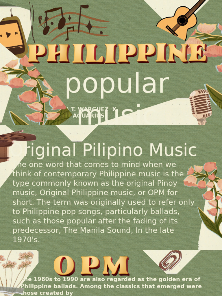 Philippine-Popular-Music | PDF | Philippines