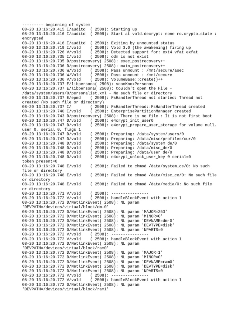Logcat Home Fota Update Log | PDF | Computer Architecture | Data Management