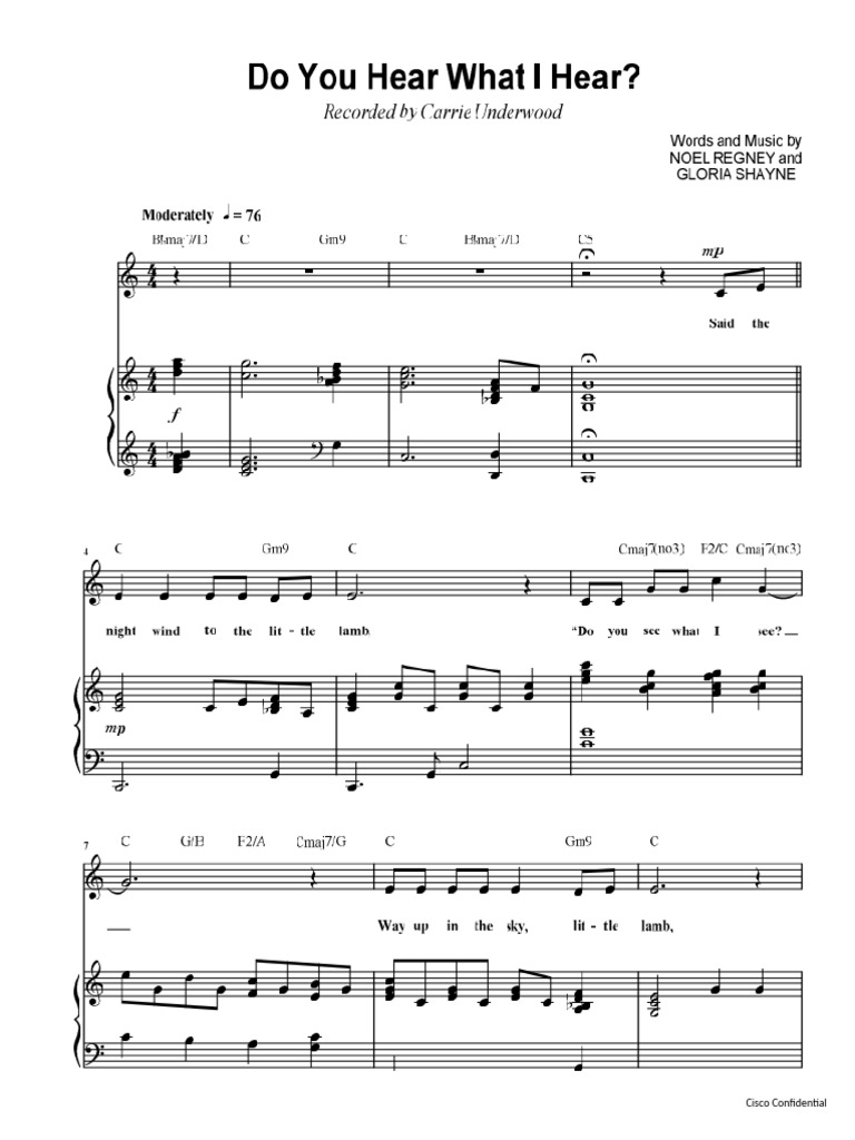 Do You Hear What I Hear | PDF