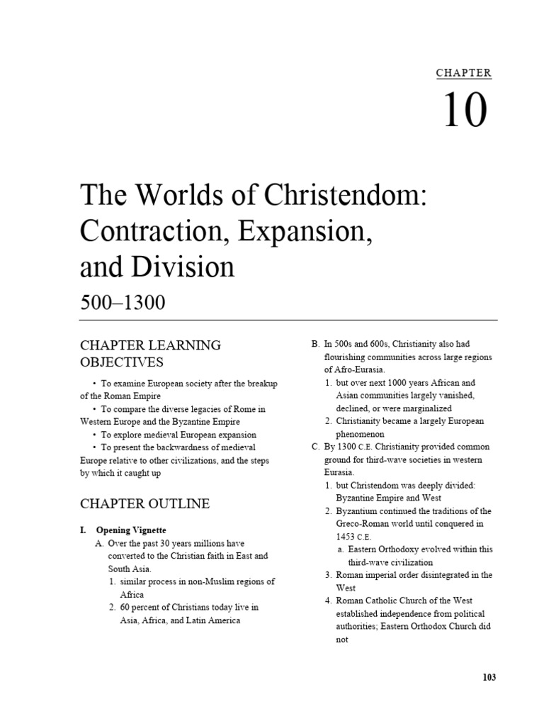 Chapter 10 | PDF | Byzantine Empire | Eastern Orthodox Church