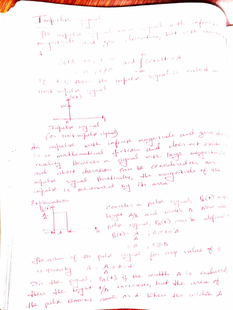 Unit 4 Signals Part 1 Notes | PDF