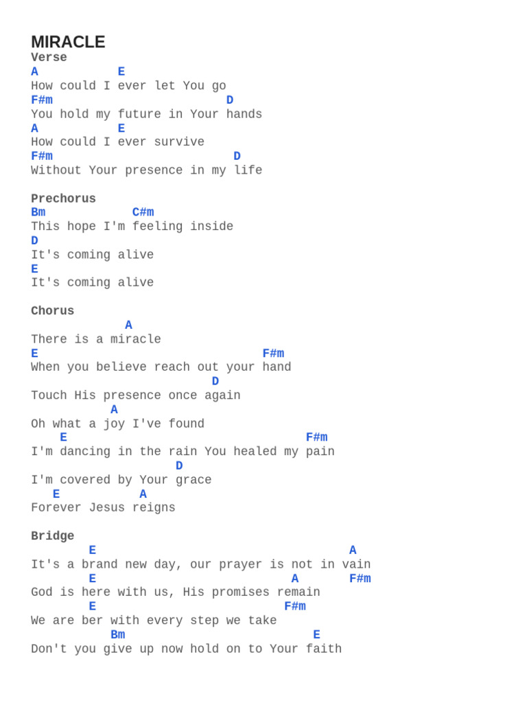 Miracle | PDF