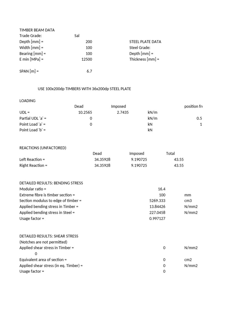 reverse CALCS | PDF | Bending | Beam (Structure)