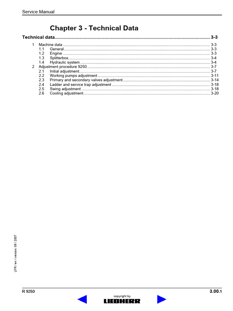 03 - Technical - Data R9250 | PDF | Pump | Horsepower