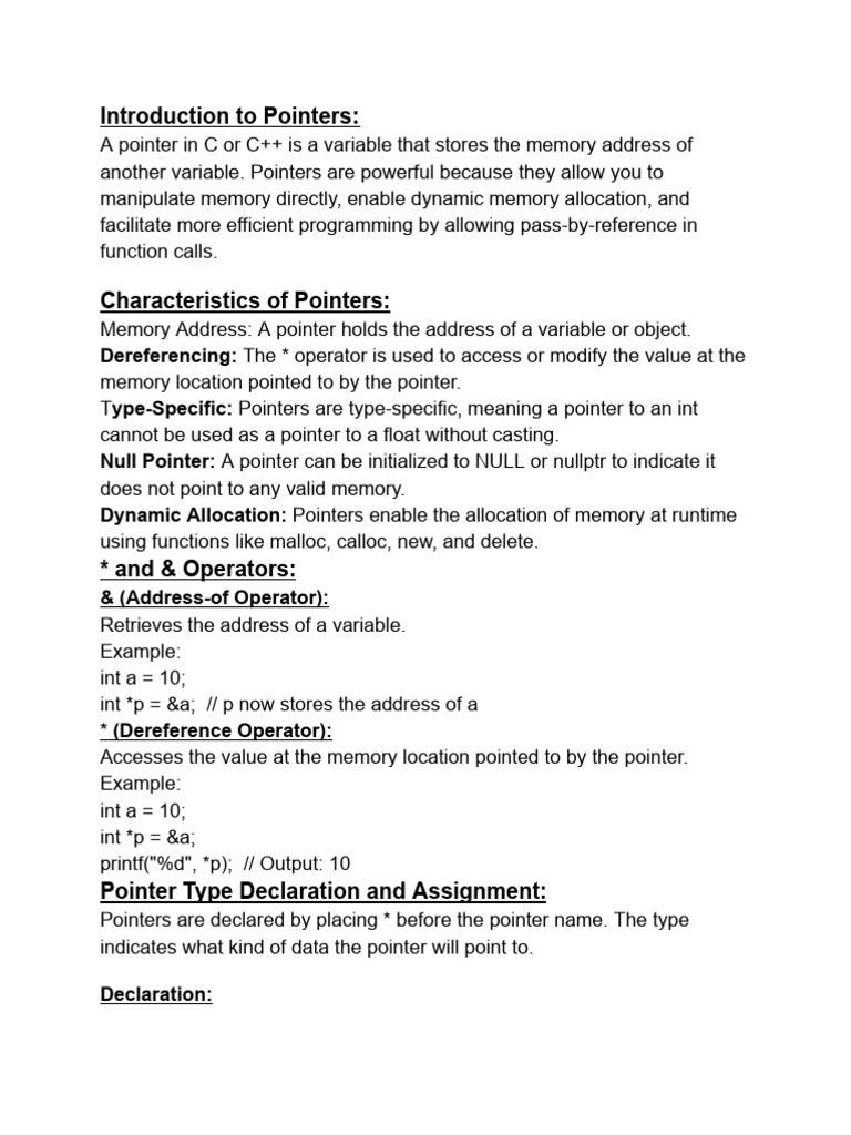 bca class pointer | PDF | Pointer (Computer Programming) | Computer Data bca class pointer | PDF | Pointer (Computer Programming) | Computer Data
