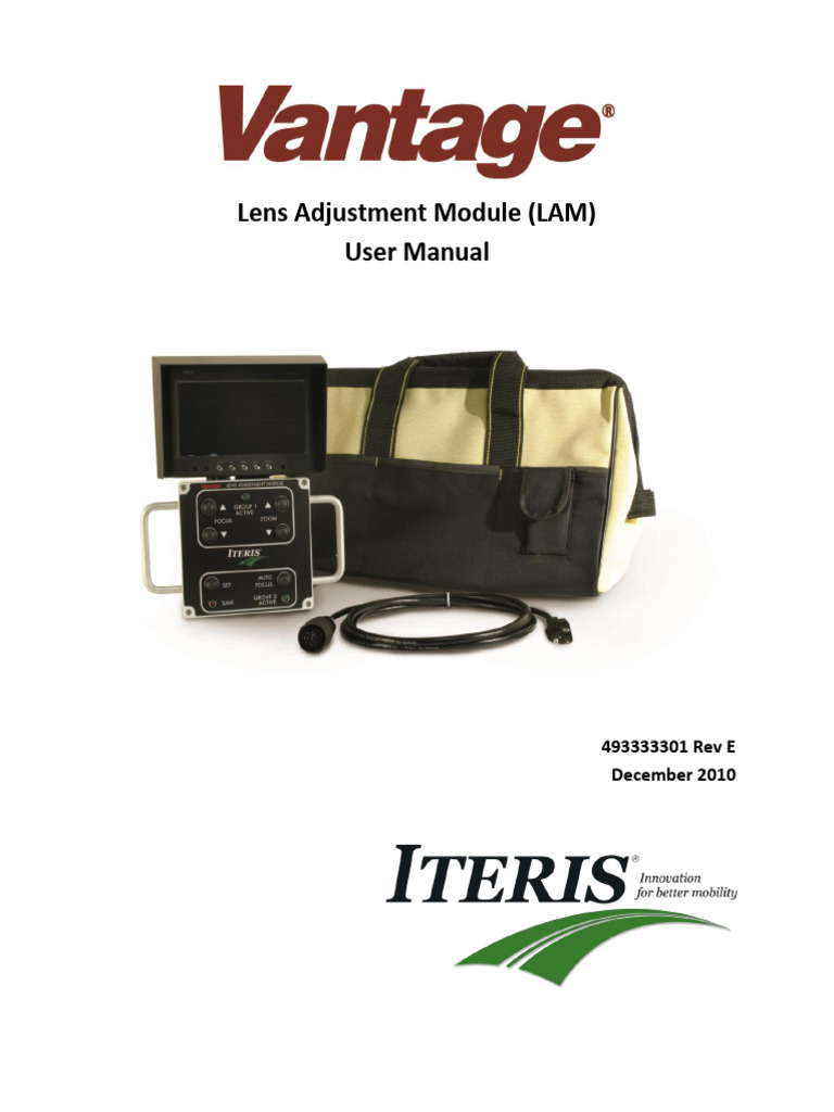 Lens Adjustment Module User Manual | PDF | Camera | Computer Monitor
