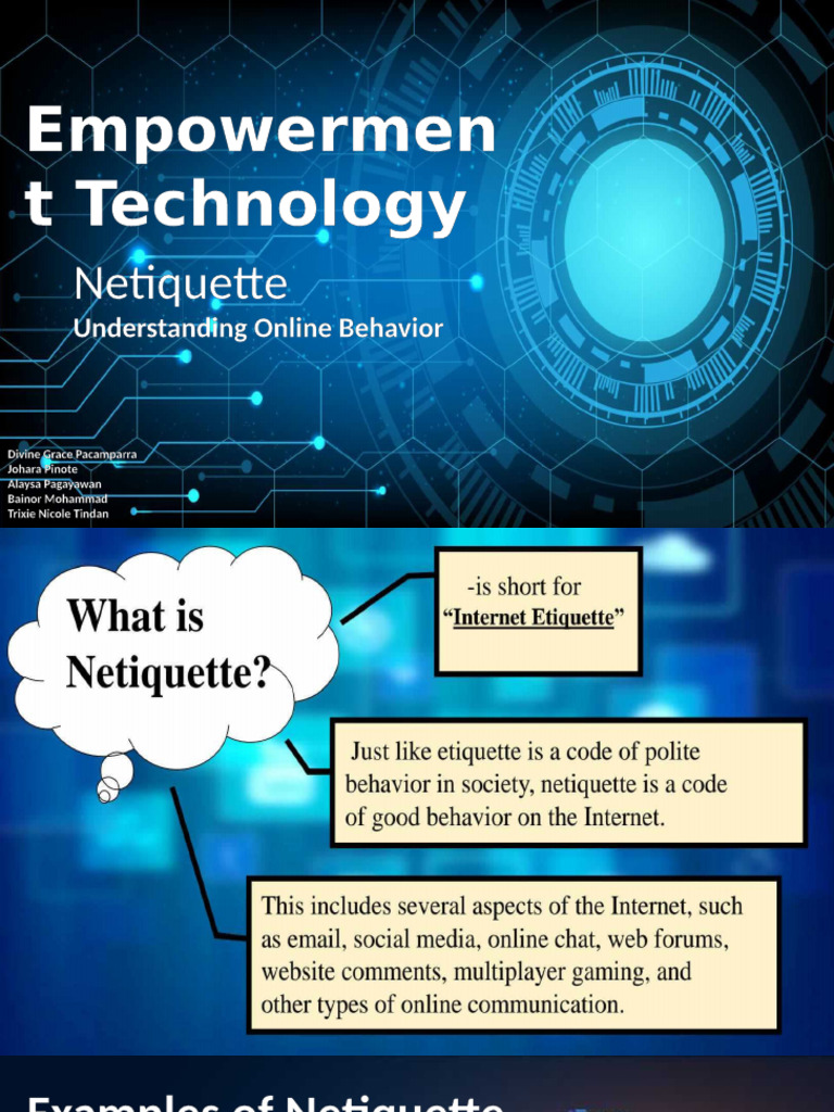 Essential Netiquette Guidelines Online | PDF