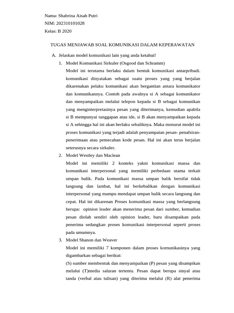 20-028 - Shabrina Aisah Putri - Komkep Soal Tm2 | PDF