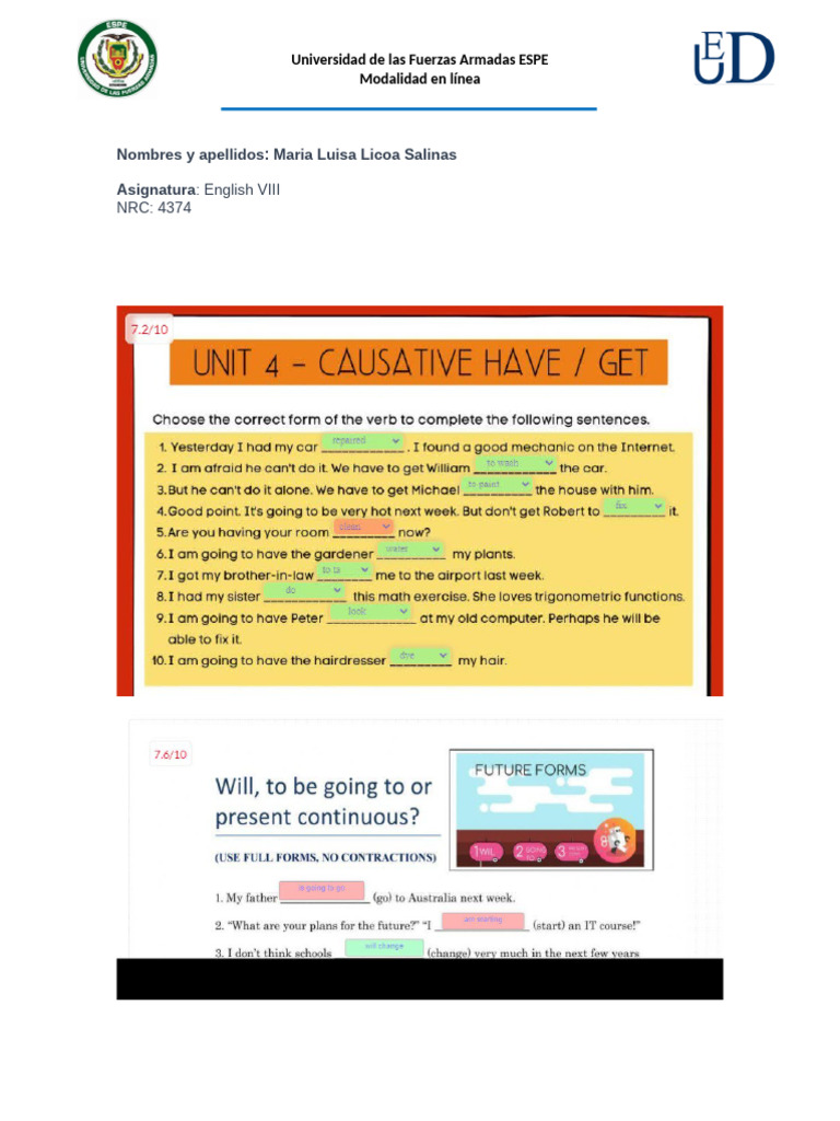 FUTURE TENSE PRACTICE | PDF