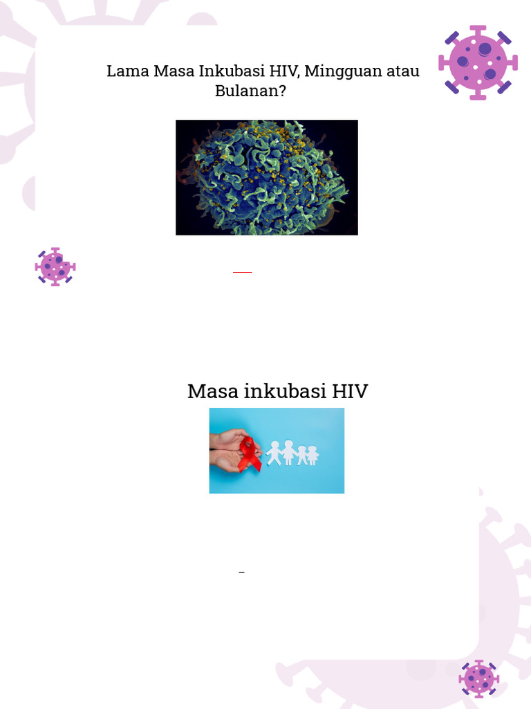 Bahan Ajar Lama Masa Inkubasi Virus | PDF