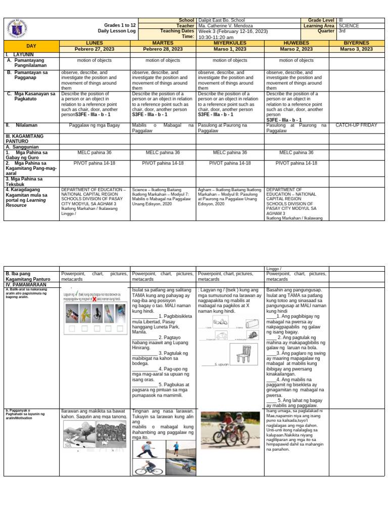 DLL-SCIENCE-Q3-WEEK3 (1) | PDF
