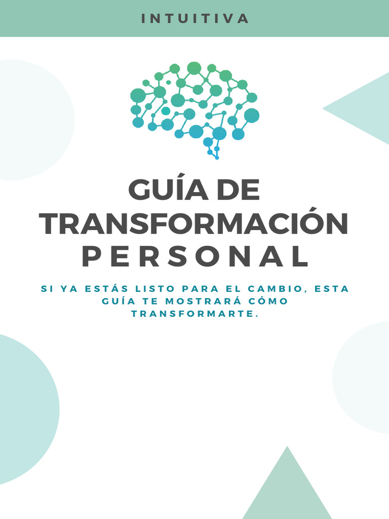 Guía de Transformación Personal | PDF | Cerebro | Planificación