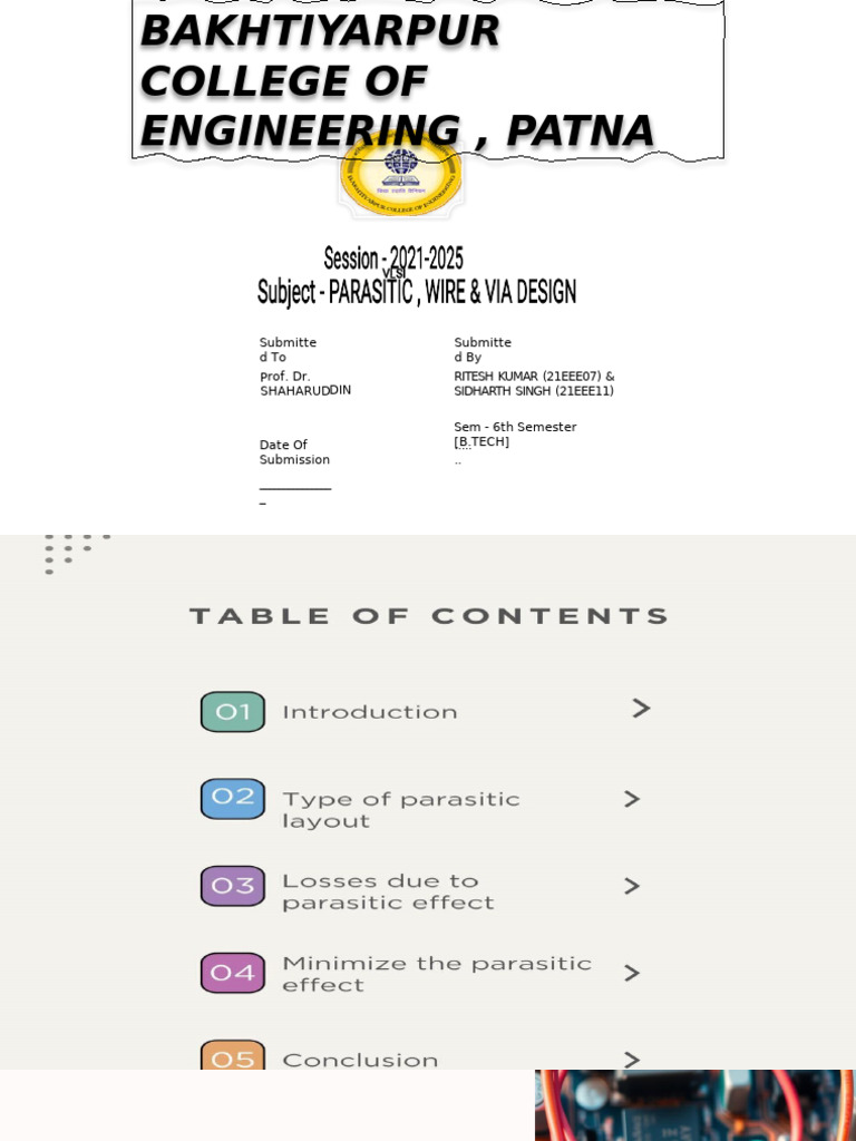 Parasitic Effects in VLSI Design Explained | PDF | Inductance | Capacitance
