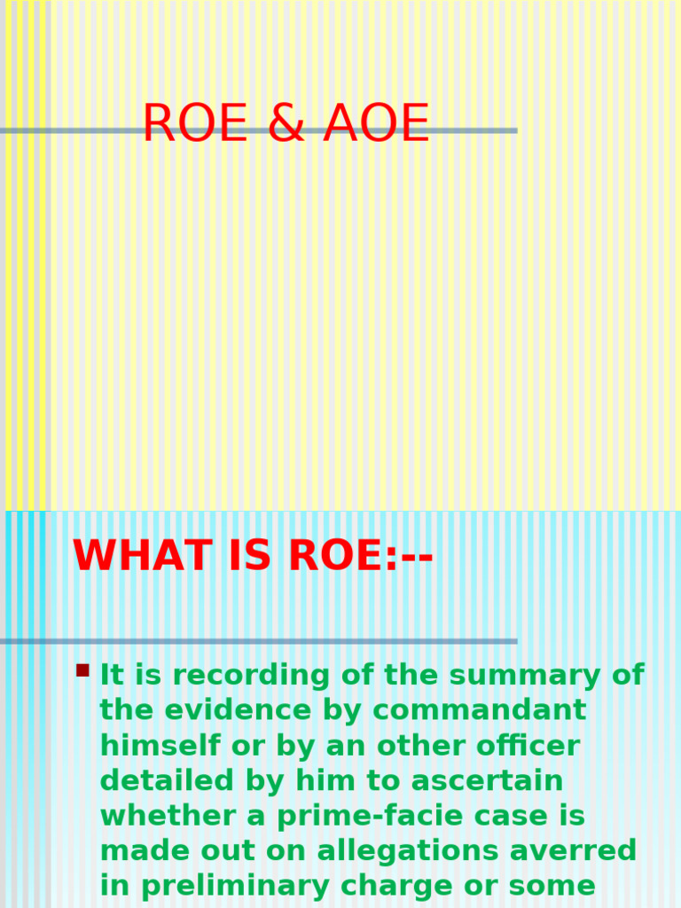 Record of Evidence &abstract of Evidence | PDF | Witness | Plea